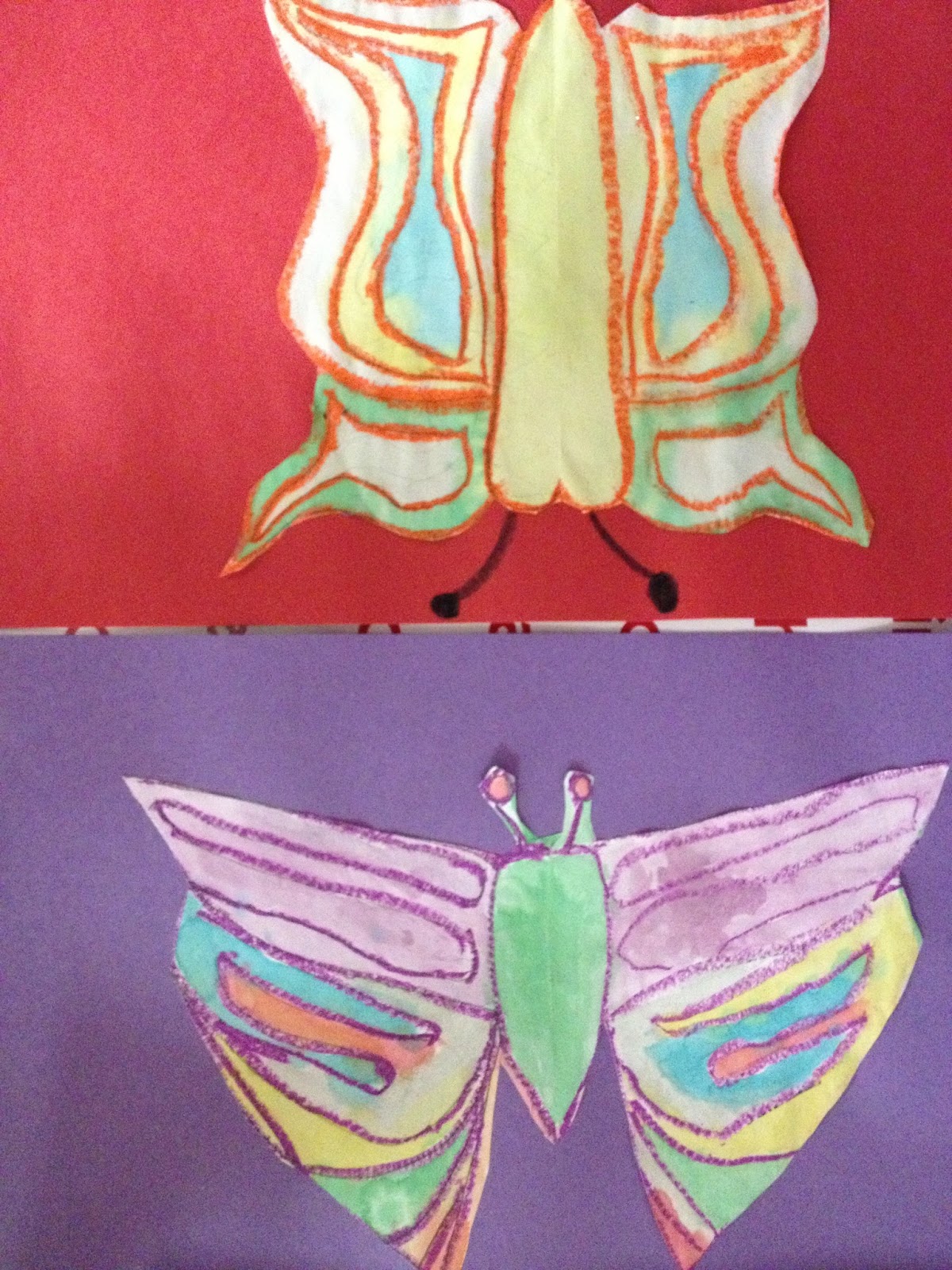 Color Me Michelle: 2nd Grade - Formal Balance/Symmetry Butterflies